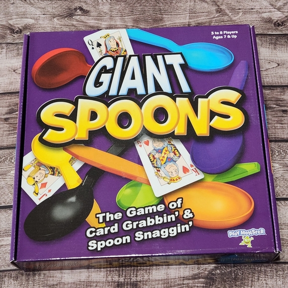 Play Monster | Games | Giant Spoons The Game Of Card Grabbin And Spoon Snaggin | Poshmark